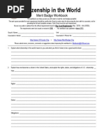 Citizenship in the Community Workbook | PDF | Scouting | Boy Scouts Of ...