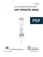 Comprehensive Eye Drops List | PDF | Glaucoma | Drugs