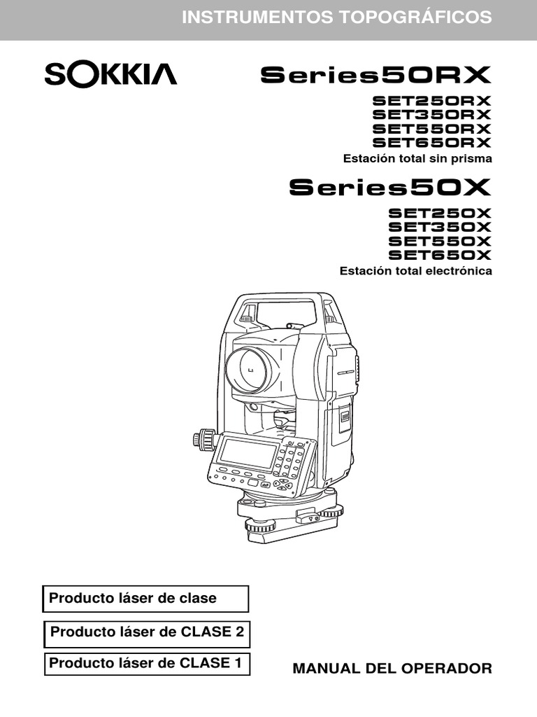 Manual_de_Estación_total_Sokkia_ES | PDF
