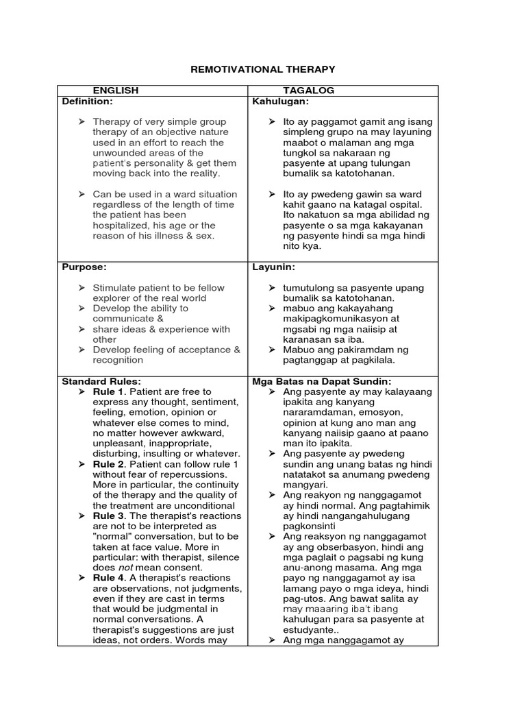 Re Motivational Therapy | PDF