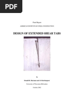 Bolted Cover Plate Splice PDF | PDF | Structural Steel | Column