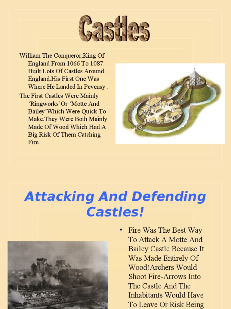 Evolution of Medieval Castles in England | PDF | Castle | Warfare Of ...