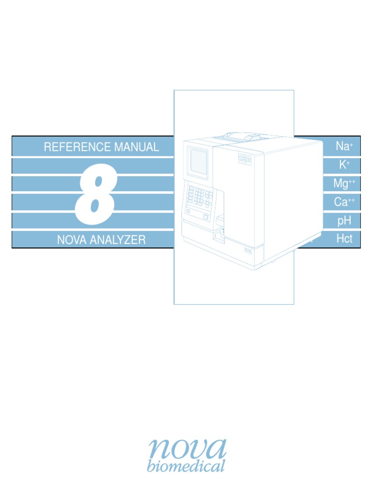NOVA8 Refererence Manual (PN15836) | PDF | Biomedical Engineering | Ac Power Plugs And Sockets