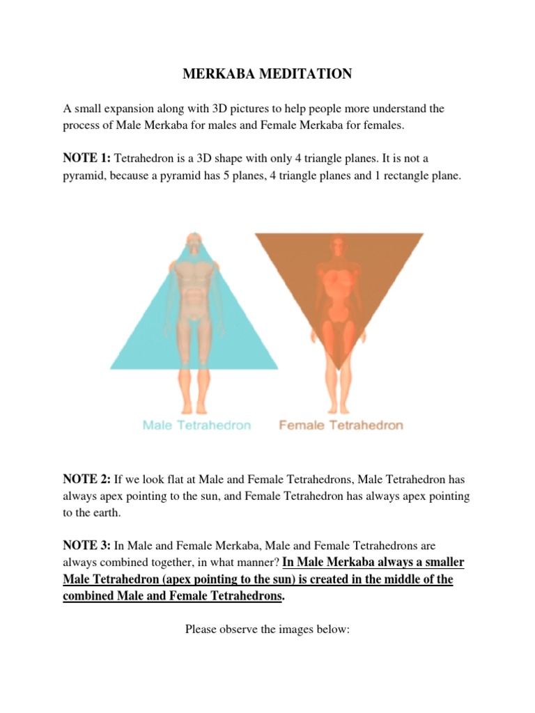 Merkaba Meditation | PDF | Teaching Methods & Materials