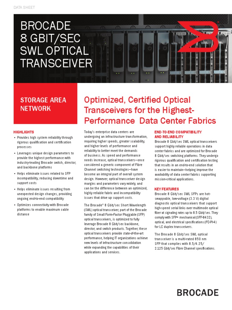 Optimized, Certified Optical Transceivers For The Highest-Performance ...
