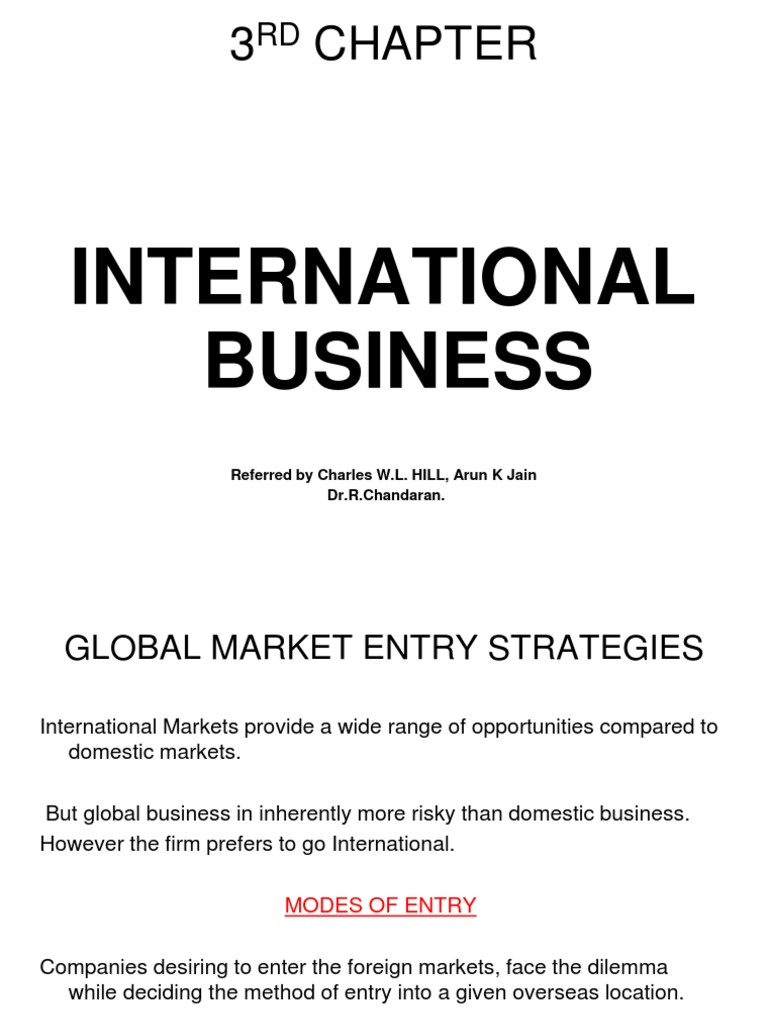 Ib Iii Unit | PDF | Joint Venture | Franchising