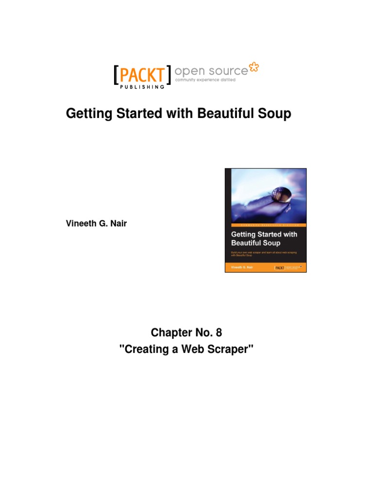 9781783289554_Getting_Started_with_Beautiful_Soup_Sample_Chapter | Html ...