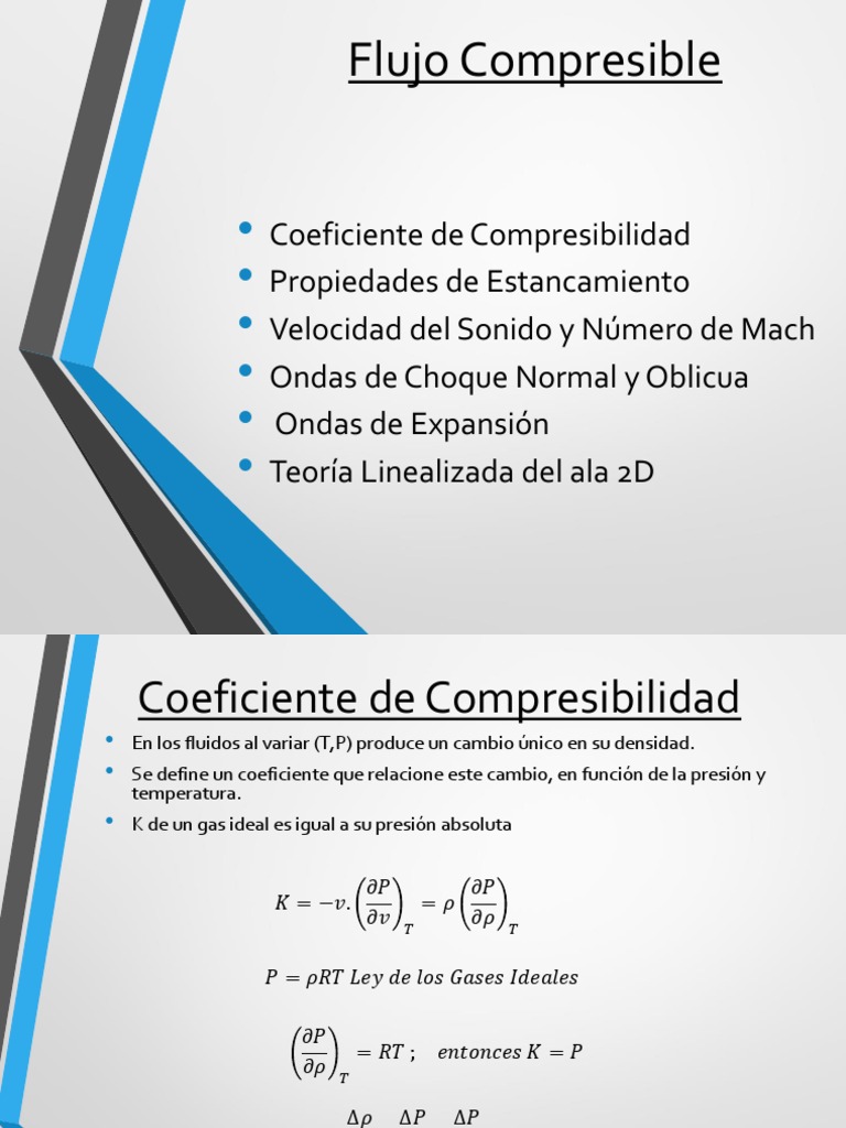 Flujo Compresible | PDF | Olas | Gases