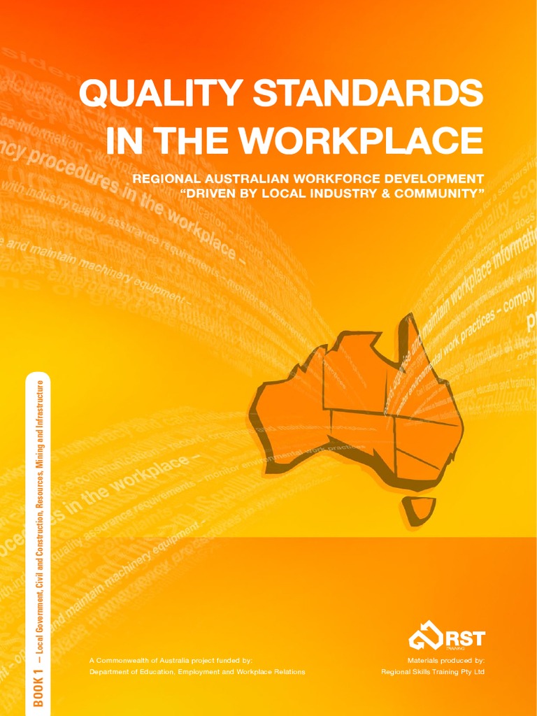 Quality Standards in The Workplace Book 1 | PDF | Quality Assurance ...