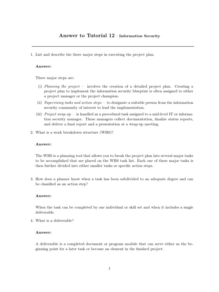 Answer Tut12 | PDF | Information Security | Information Technology