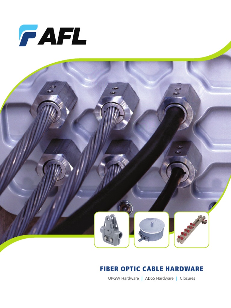 AFL Fiber Cable Accessories | PDF | Cable | Screw