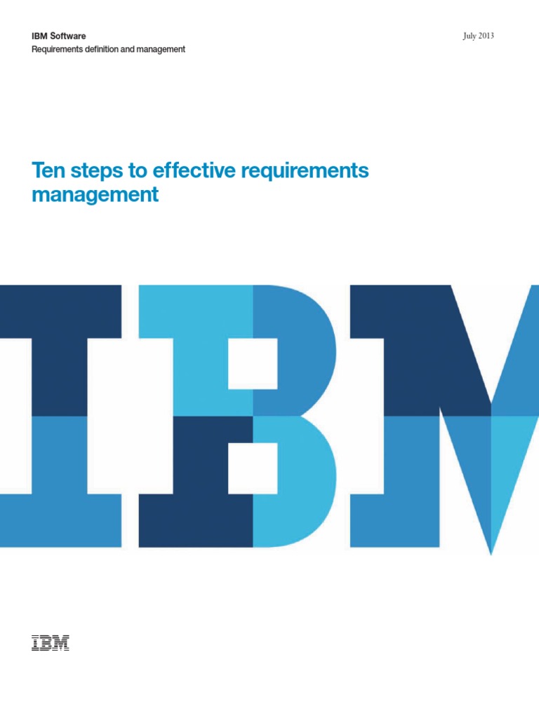 Ten Steps To Effective Requirements Management | PDF