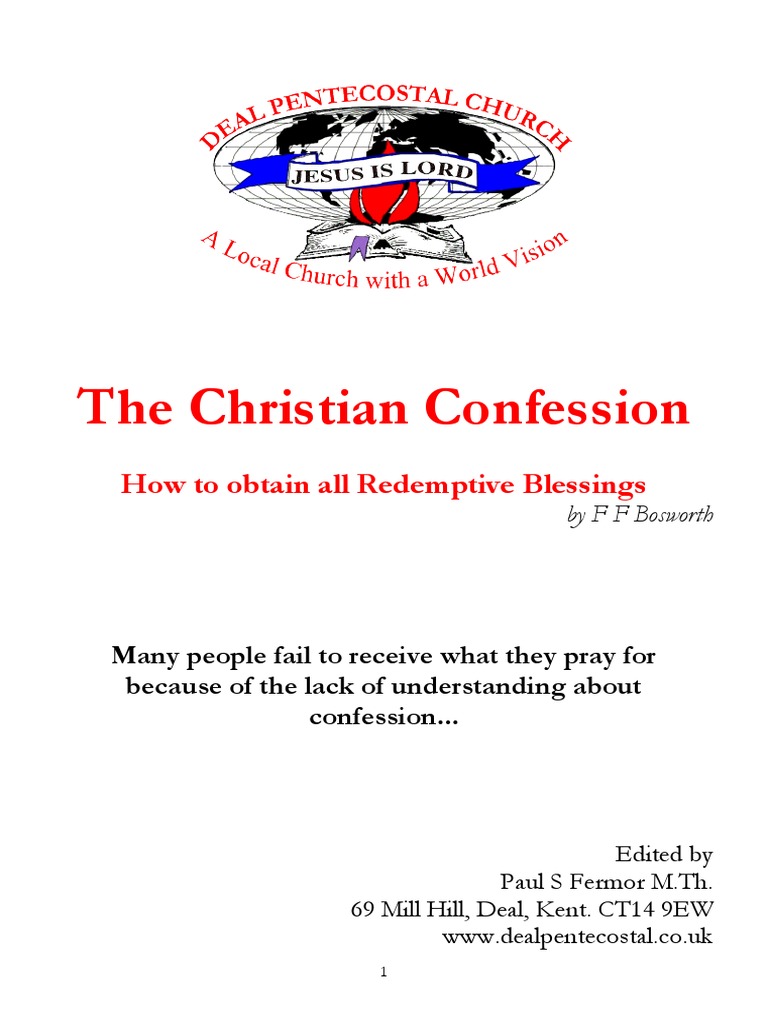 The Christian Confession | PDF | Confession (Religion) | Born Again