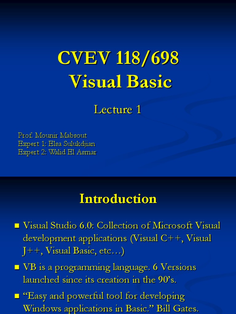 1a Vb Lecture 1 Variable Computer Science Array Data Type 1482