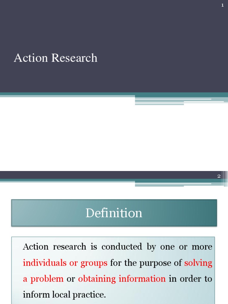 Action Research in Education Overview | PDF | Action Research ...