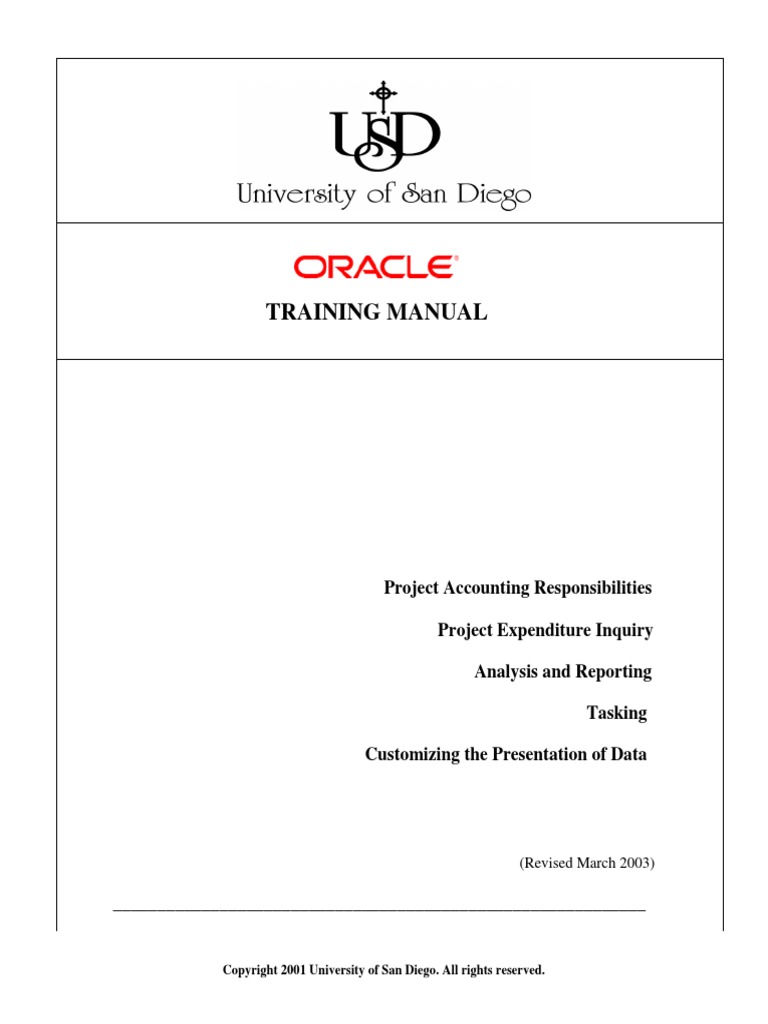 Oracle Project Accounting Pdf Double Click Cost