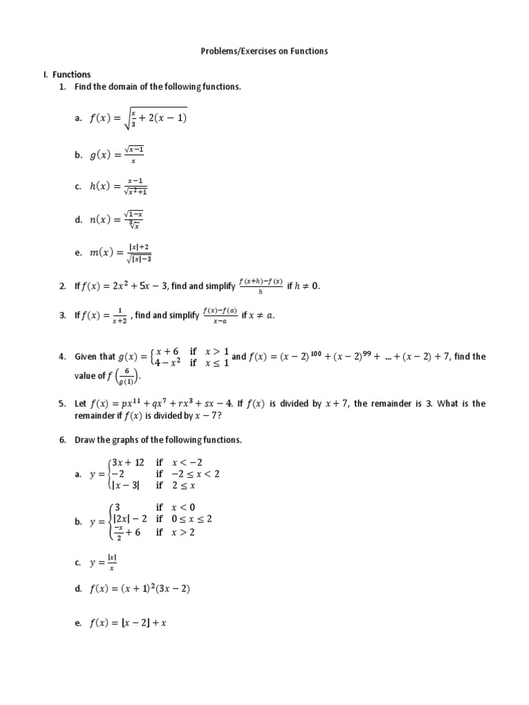 problems-on-functions-mathematical-concepts-abstract-algebra
