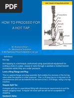 Method Statement For Hot Tapping | PDF | Tap (Valve) | Valve