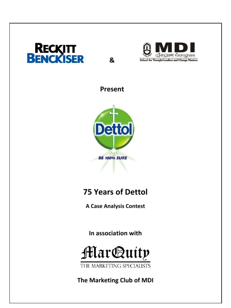 Dettol Case Study | PDF | Brand | Hygiene