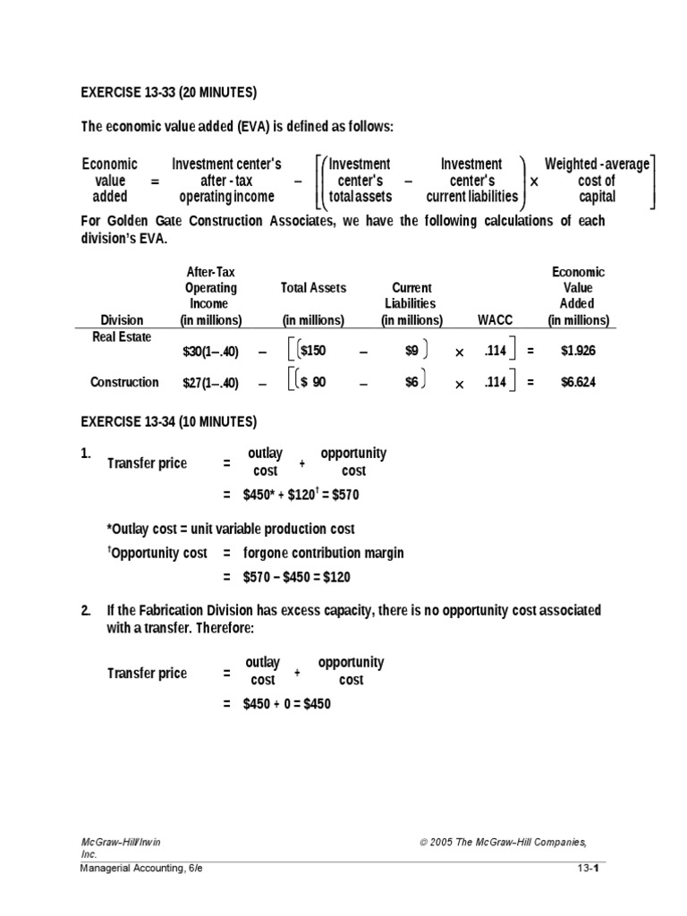 601 13,14 Solutions | PDF | Revenue | Book Value