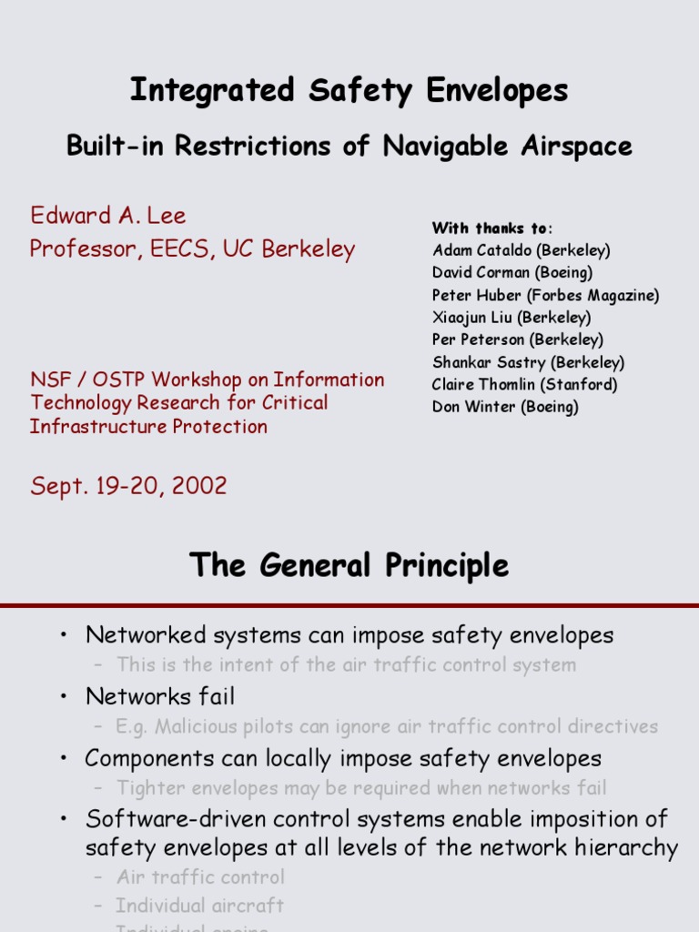 Integrated Safety Envelopes in Aviation | PDF | Unmanned Aerial Vehicle ...