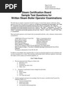 Top 50 Boiler Questions and Answers | PDF | Boiler | Steam