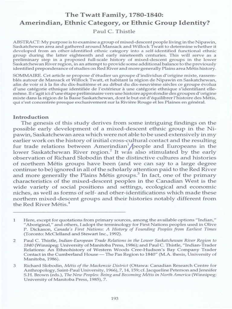 The Twatt Family (V22no2 - 1997 - pg193-212) | PDF | Ethnic Groups ...