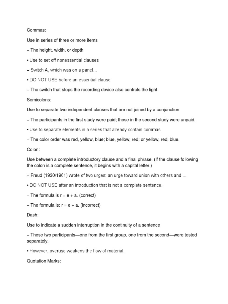 APA Structure | PDF | Bracket | Ellipsis