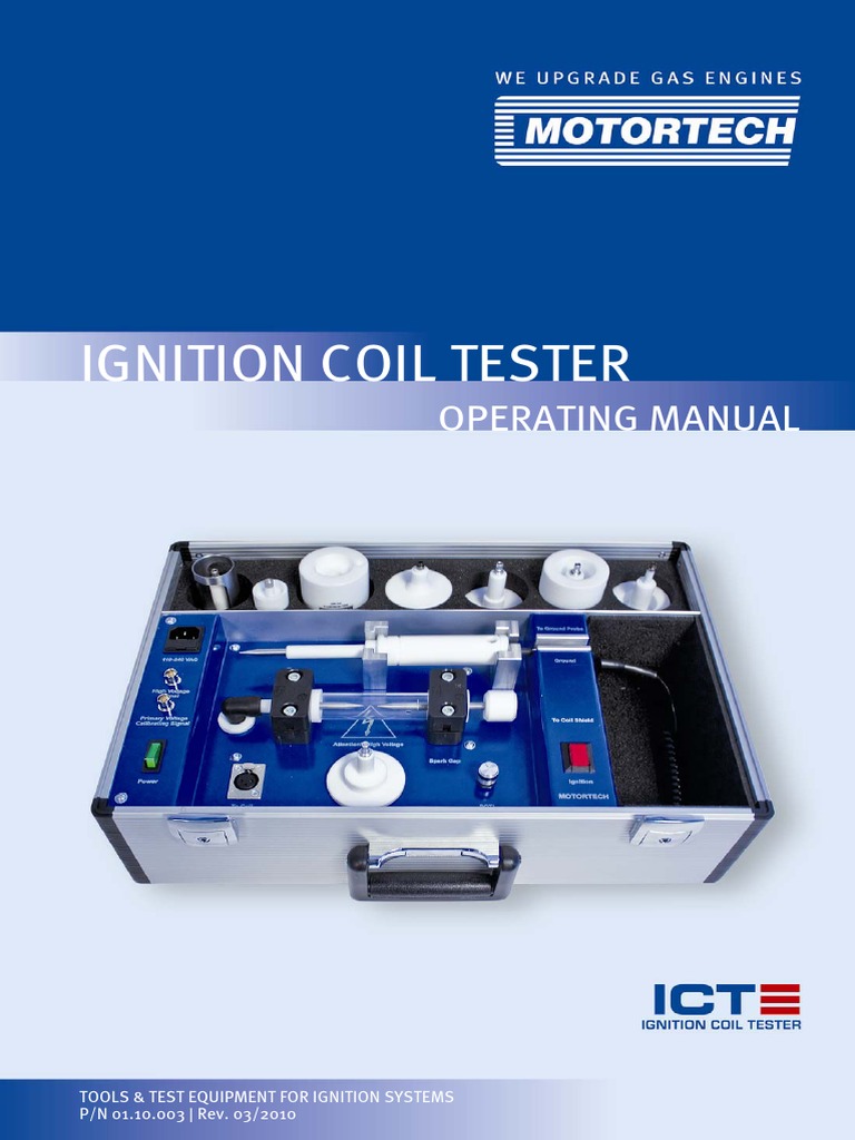 Ignition Coil Tester: Operating Manual | PDF | Ignition System | High ...