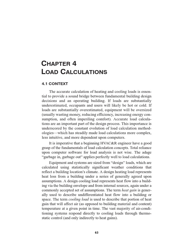 HVAC Load Calculation Fundamentals | PDF | Hvac | Air Conditioning