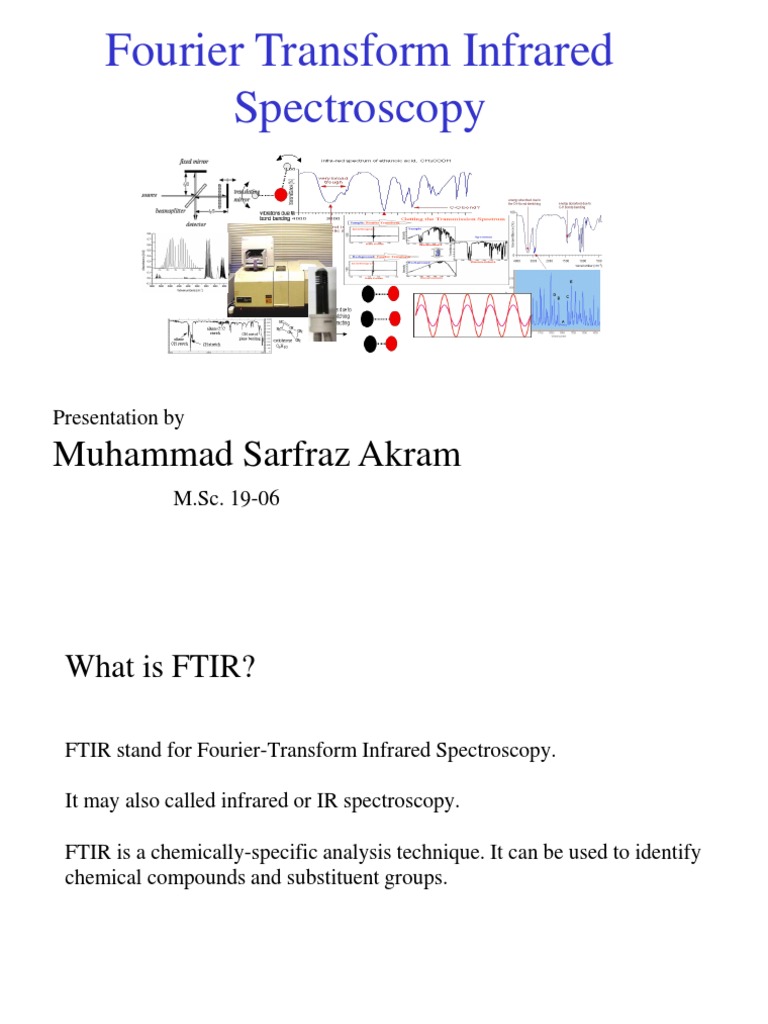 Fourier Transform Infrared Spectroscopy | Infrared Spectroscopy | Molecules