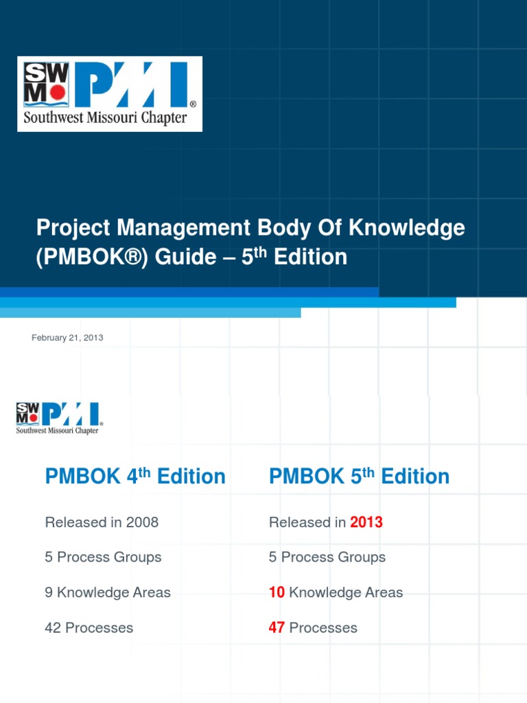 Pmbok 5th Edition | PDF