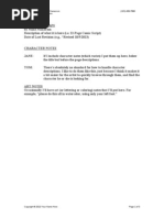 Greg Pak Comic Book Script Template | PDF | Text | Written Communication