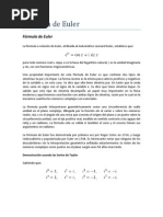 La Identidad de Euler | PDF | Números | Logaritmo