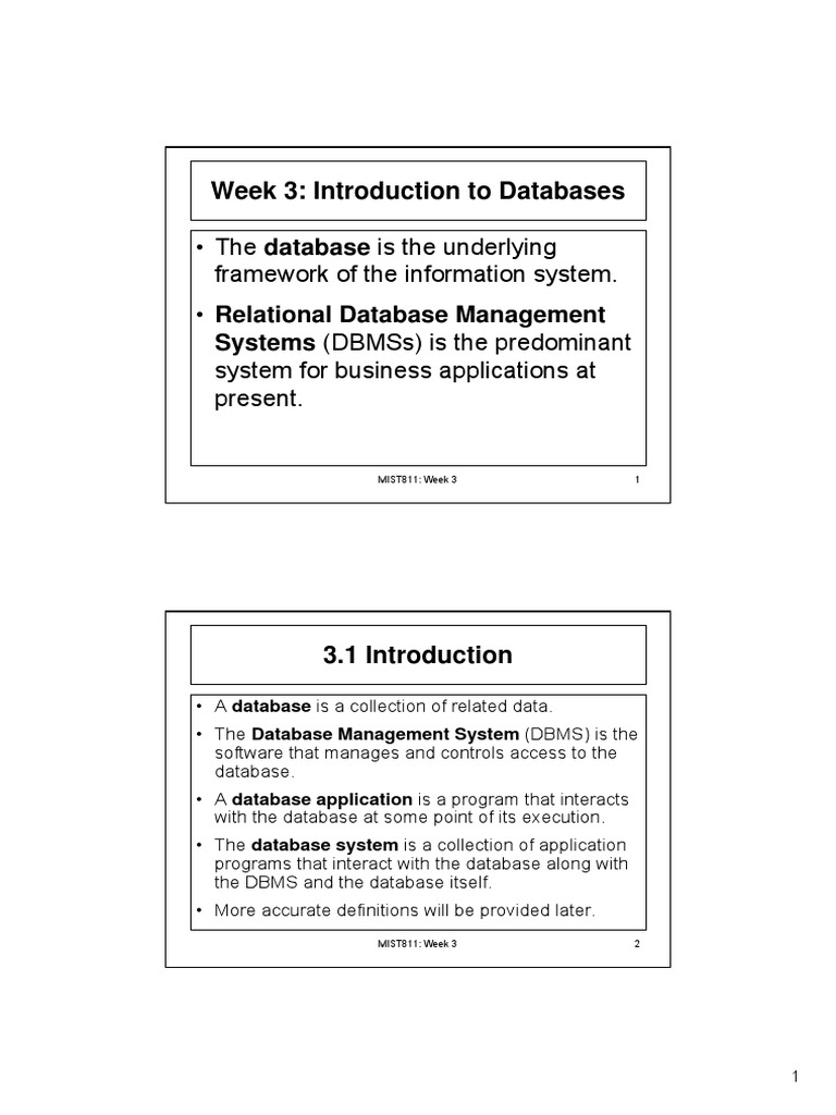 Chap 1 Intro To DB | PDF | Databases | Relational Database