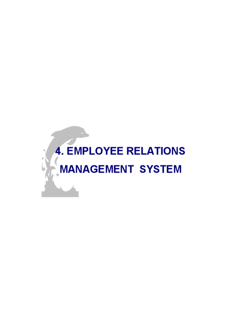 Employee Relations Management System | PDF