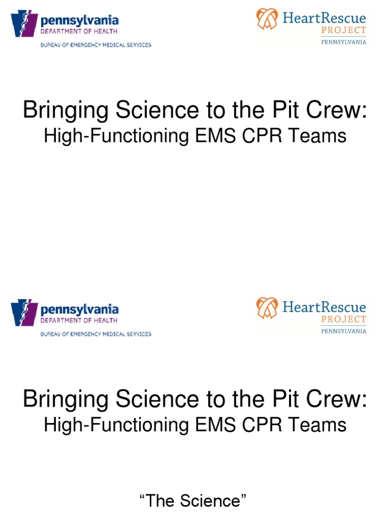 High Functioning CPR Bringing Science To The Pit Crew FINAL 3-1-13 ...