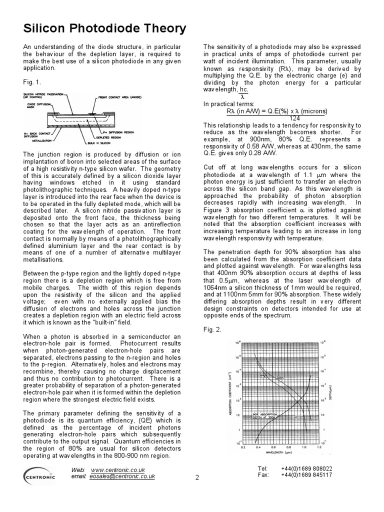 3 1 6 Photodiode Theory | PDF