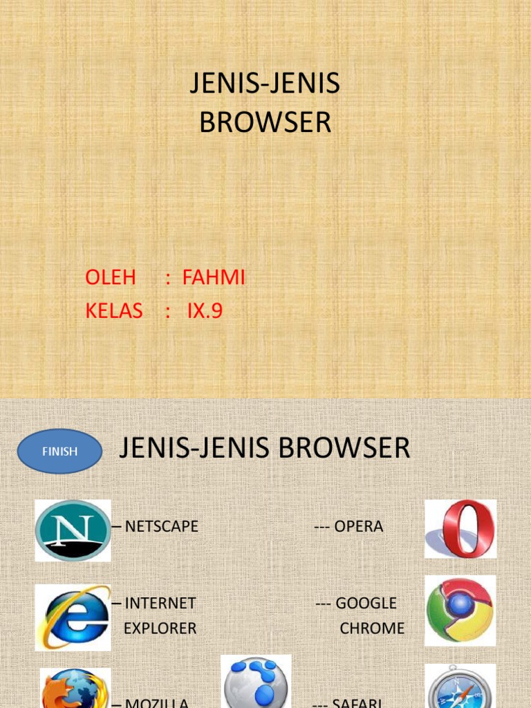 Jenis-Jenis Browser Populer | PDF