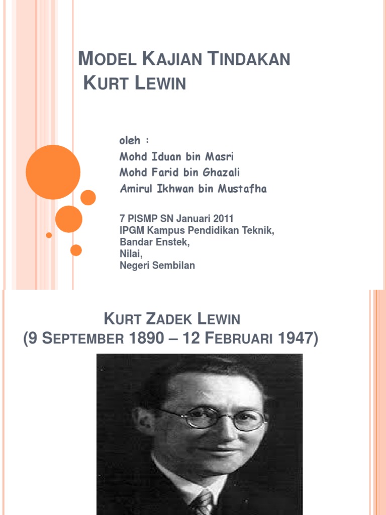 Model Kajian Tindakan Kurt Lewin Pdf