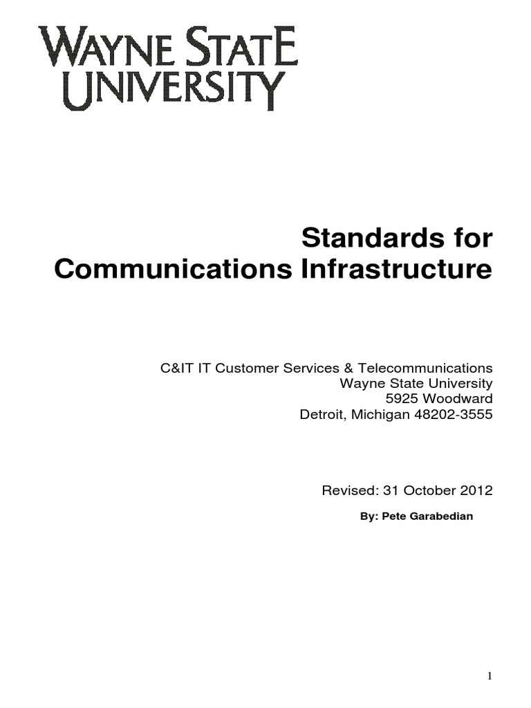 Telecommunication Facilities Planning | PDF | Specification (Technical ...