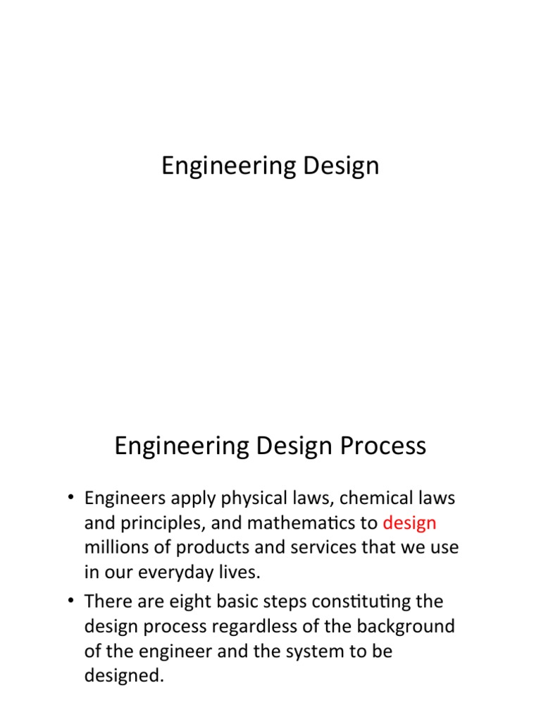 08 Engineering Design | PDF