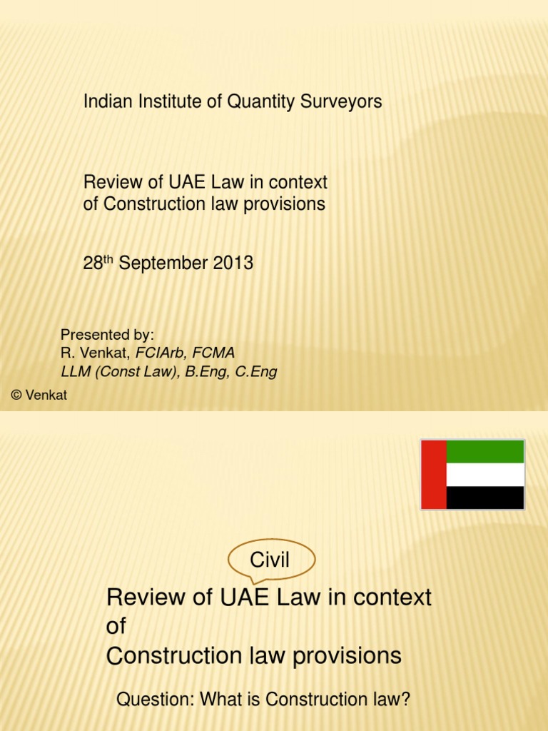 Primer On UAE Civil Code - Copyrighted2 | PDF | Common Law | Civil Law ...