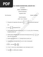 Engineering Mathematics I Question Bank With Answer Key | PDF ...
