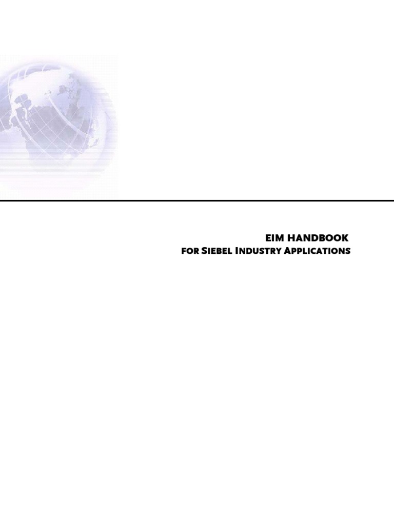 EIM Handbook | PDF | Table (Database) | Databases