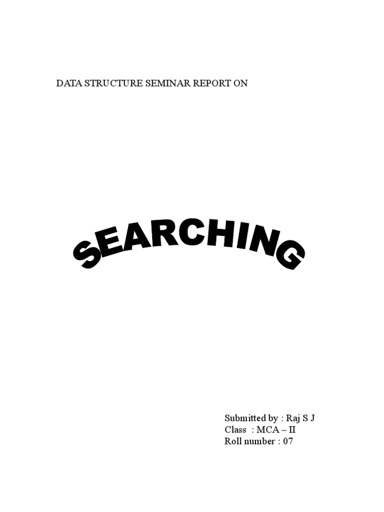 Linear Binary Search Seminar Pdf Time Complexity Applied Mathematics