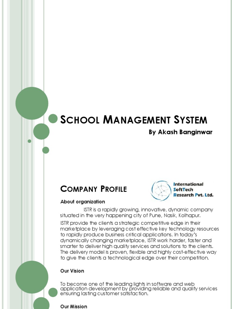 School Management | PDF | Microsoft Access | Sas (Software)