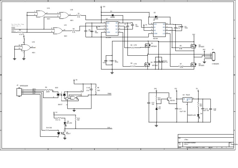 IR2184 Full Bridge Circuit Diagram | PDF | Home & Garden