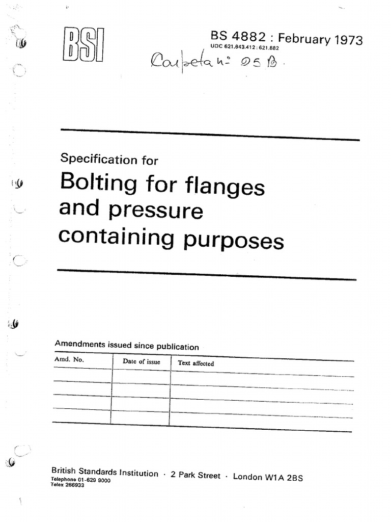 BS 4882 | PDF