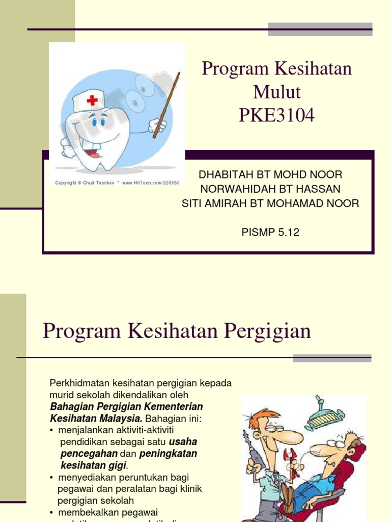 Program Kesihatan Mulut | PDF